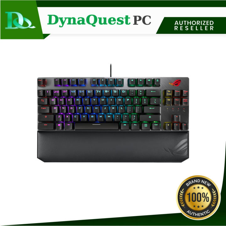 Asus ROG Strix Scope RX TKL Wireless Deluxe, 80% Gaming Keyboard (Red ...