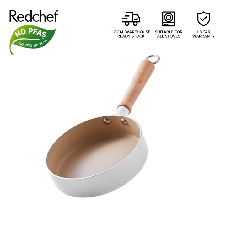 Redchef Ceramic Rock Frying Pan No PFAS& PTFE& PFOA Suitable for All ...