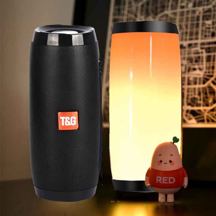 TG157แบบพกพาบลูทูธลำโพงไร้สายกันน้ำที่มีสี LED ส่องสว่างลำโพงพกพา ...