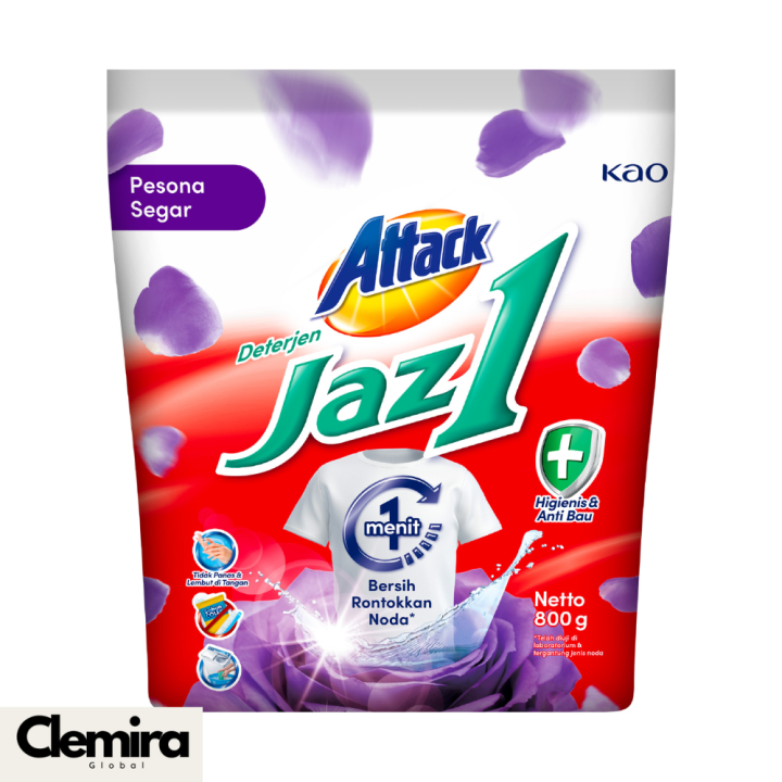 ATTACK DETERJEN JAZ1 PESONA SEGAR 800 GRAM | Lazada Indonesia