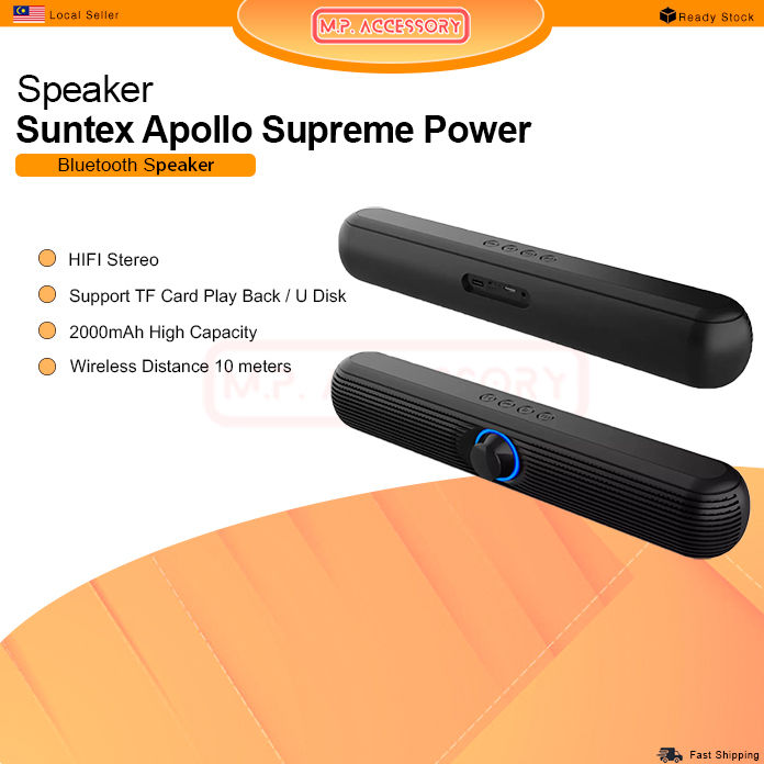 Suntex Apollo Supreme Power Bluetooth Soundbar Speaker Support Memory ...