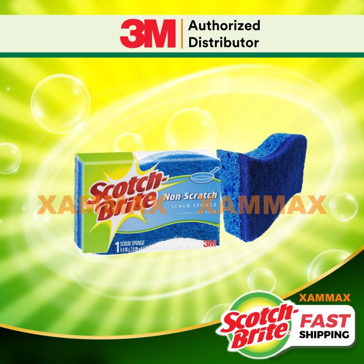 3M Scotch Brite Non-Scratch Scrub Sponge (1pcs/pack) | Lazada
