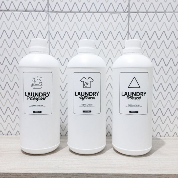 Botol Refill Laundry Botol Tempat Detergent Softener 1000 ML Botol ...