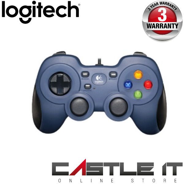 LOGITECH F310 Controller GAMEPAD Wired RUMBLE Joystick (940-000112 ...
