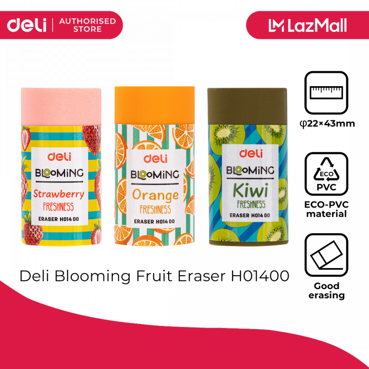 Deli Blooming Fruit Eraser H01400 [79H01400] | Lazada PH