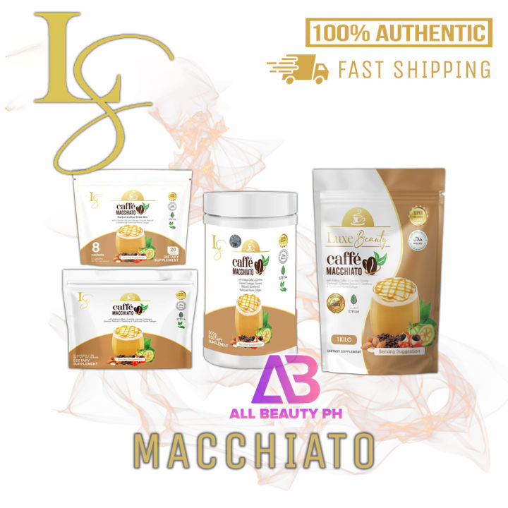 Luxe Slim Caffe Macchiato in 8 sachets | 10 sachets | Half Kilo | Kilo ...