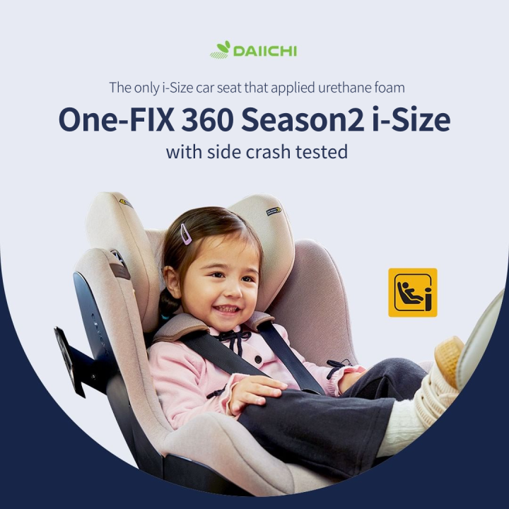 Daiichi One-FIX 360 Season 2เบาะรถยนต์หมุนได้สำหรับทารกแรกเกิดถึง18 ...