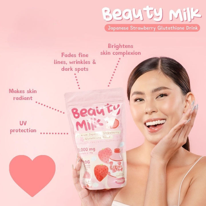 Dear Face Collagen Drink Beauty Milk Melon Strawberry Mango Lychee ...