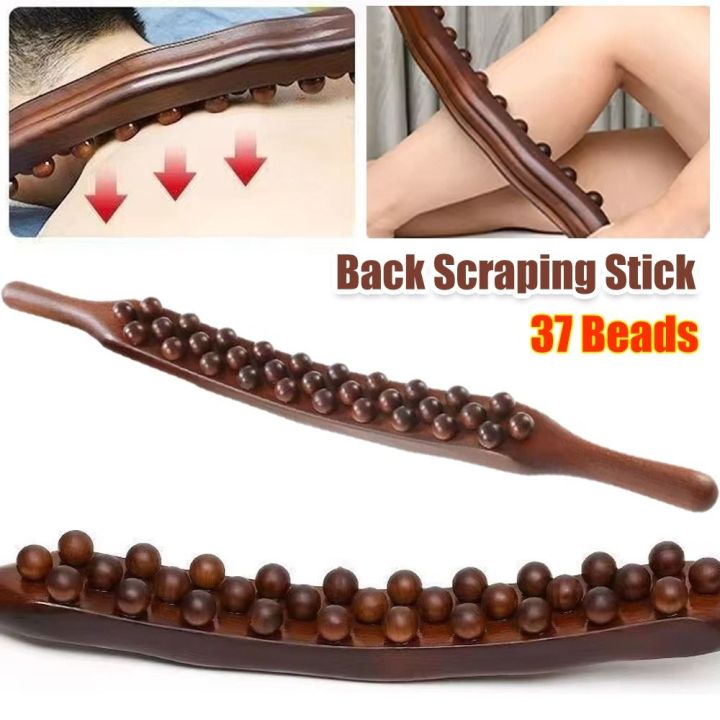 CREATIVE PAVILION Universal Body Massaging Stick 37 Beads Handheld ...