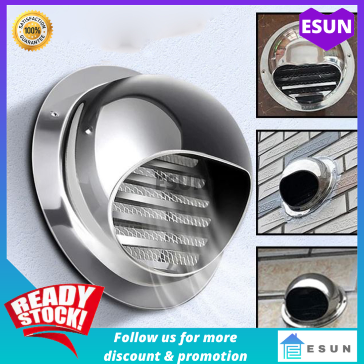 Stainless Steel Wall Ceiling Air Vent Ducting Ventilation Exhaust ...