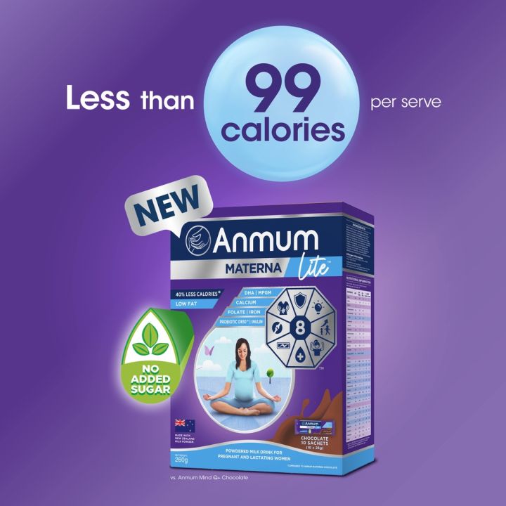 Anmum Materna Pregnancy Milk Powder Lite Choco 260g | Lazada PH