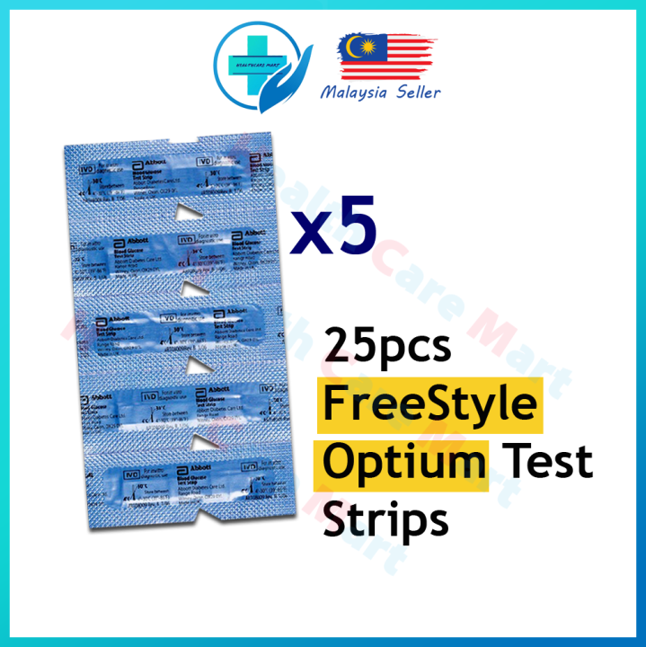 Abbott Freestyle Optium Neo Exceed Libre Test Strip 25'S | Lazada