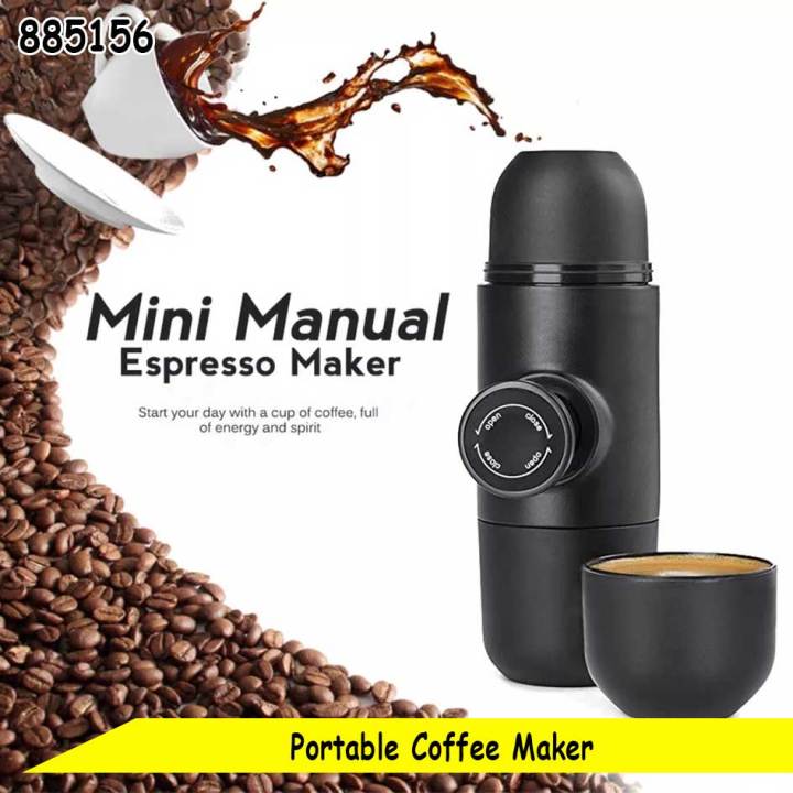 Mini Manual Espresso Maker Handy Press Portable Coffee Maker Nanopresso ...