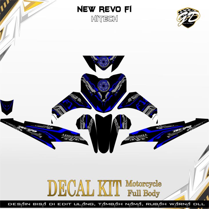 Decal Revo Fit Injeksi Full Body Decal Revo FI Full Body Hitech ...