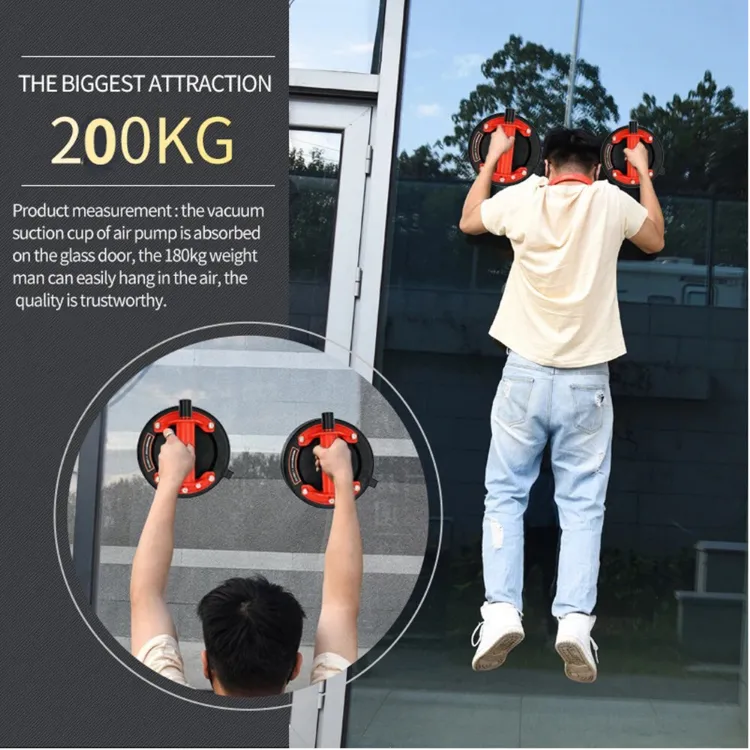 Ceramic Tile Glass Suction Cup Vacuum Pickup Handler Pump 200Kg Lifting ...