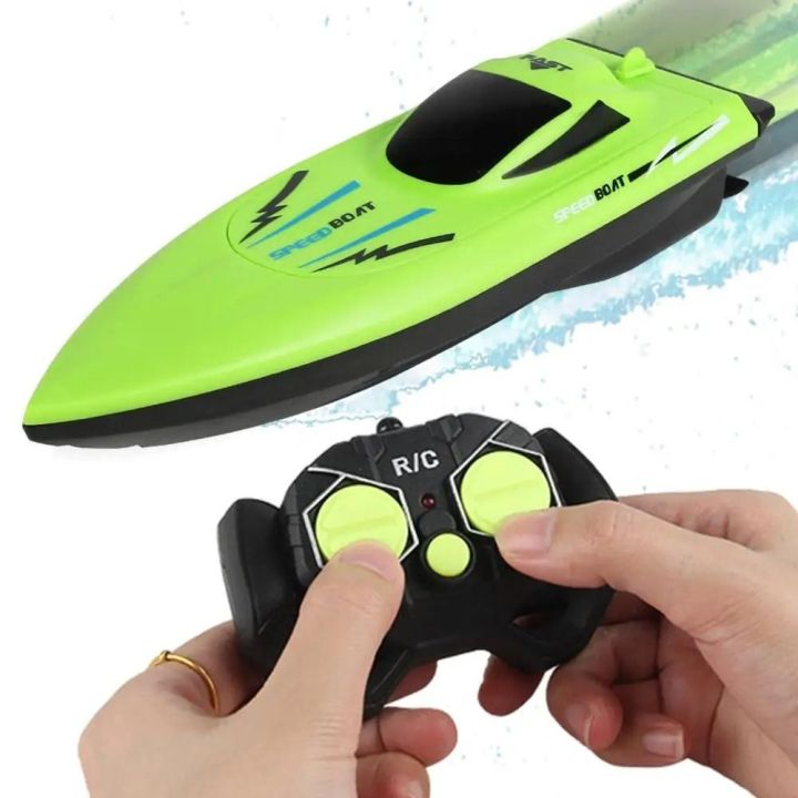 LVLUO Waterproof Remote Control Boat High Speed Sailing Boat Racer RC ...