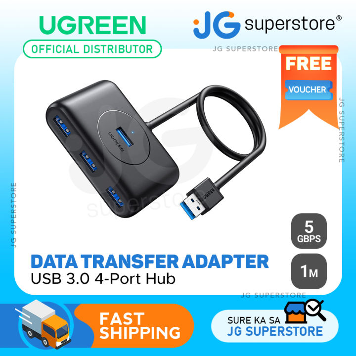 UGREEN 4-in-1 USB 3.0 Port Hub 5Gbps Data Transfer Adapter for PC ...