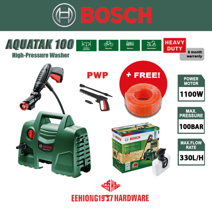 BOSCH EASY AQUATAK 100 High Pressure Cleaner waterjet water jet 110,33 ...