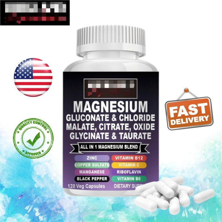 Magnesium Supplement supports bone health, muscle function, nervous ...
