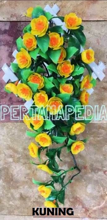 Bunga Rambat Melati Gantung Plastik Artificial Palsu / Bunga Rambat ...