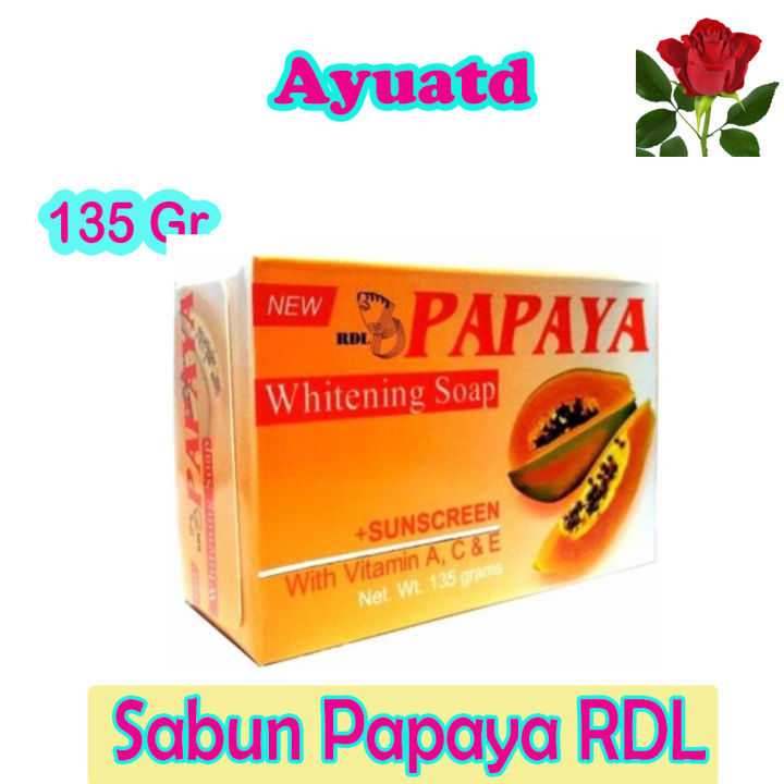 RDL Papaya Brightening Soap 90 gram - Sabun Pepaya | Lazada Indonesia