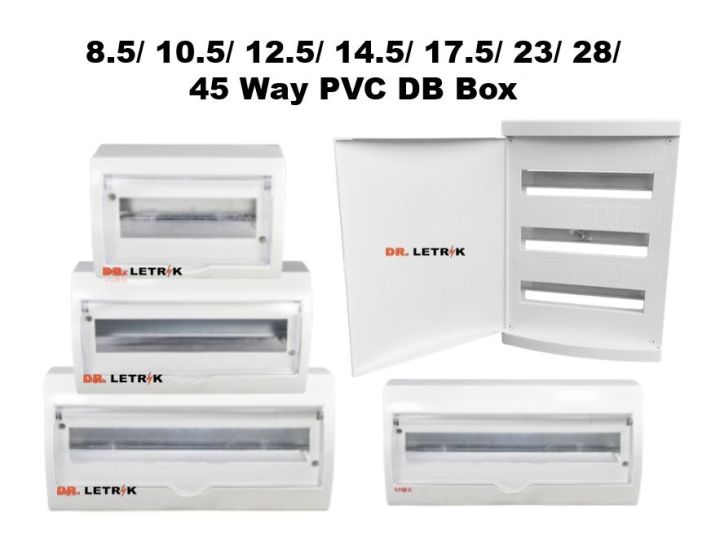 8.5/ 10.5/ 12.5/ 14.5/ 17.5/ 23/ 28/ 45 way PVC DB Box / Distribution ...