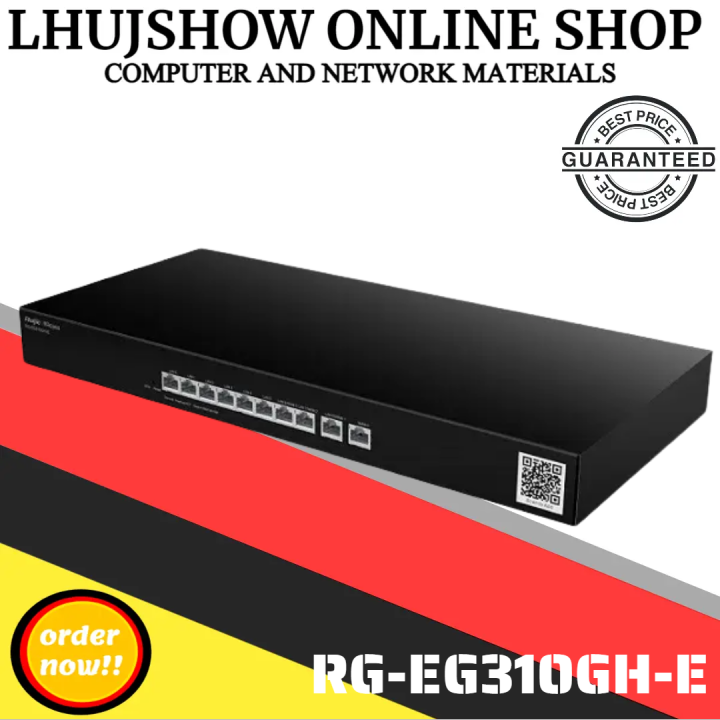 RUIJIE RG-EG310GH-E, Reyee 10-Port High Performance Cloud Managed Office Router | Lazada PH
