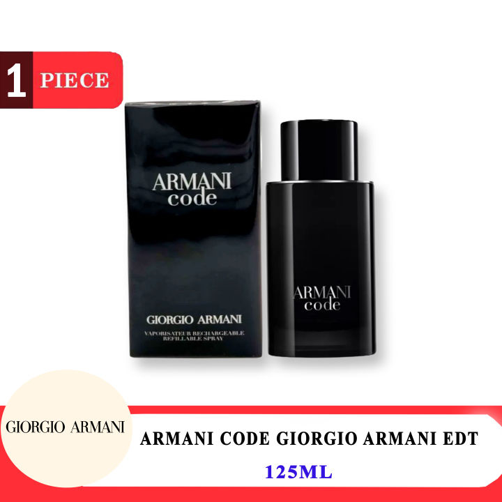 ARMANI Code Giorgio Armani EDT Spray 125ml | Lazada Singapore
