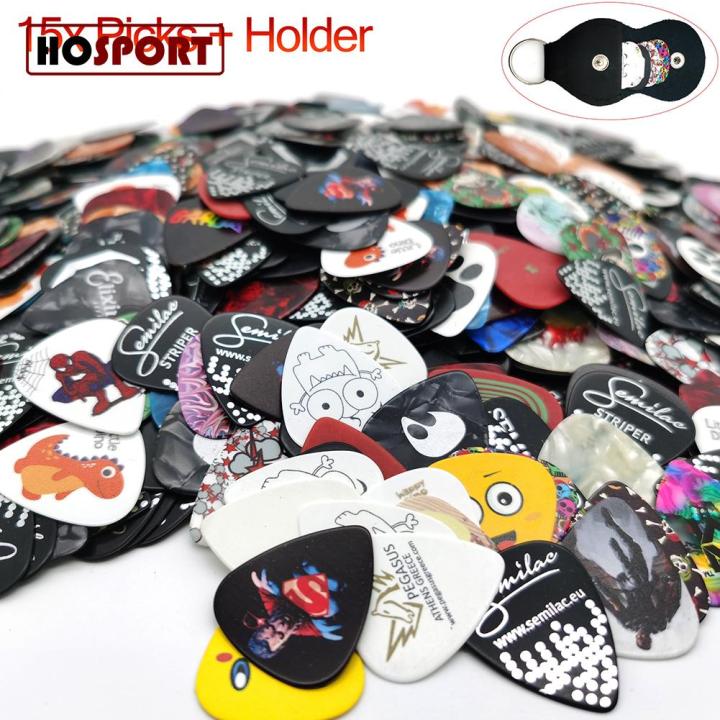 [HOSPORT] 15pcs/Set Ins Fashion Cartoon Guitar Picks Acoustic Music ...