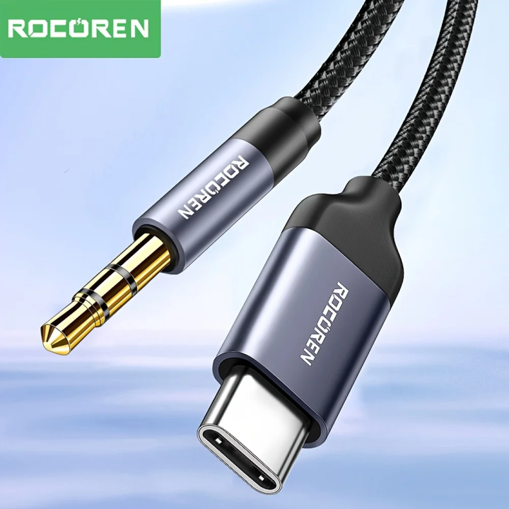 Rocoren Type-C to Aux Cable 3.5mm Audio Adapter Wired Audio Cable For ...