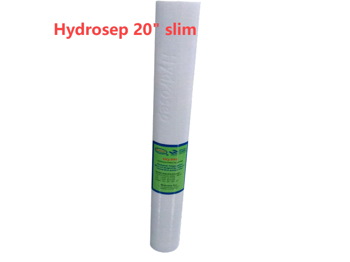 Hydrosep sediment filter slim 20 inches 1mic,5mic,10mic and 20 micron ...
