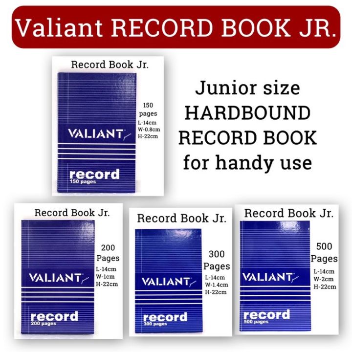 [LSC] Valiant Record Book Junior Size | Lazada PH