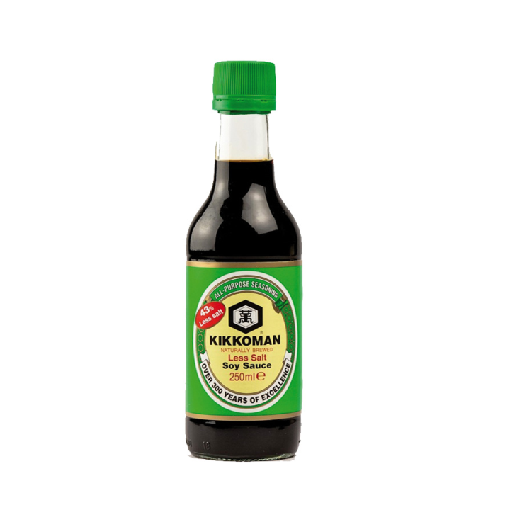 Kikkoman Less Salt Soy Sauce Green Label 250ml | Lazada PH