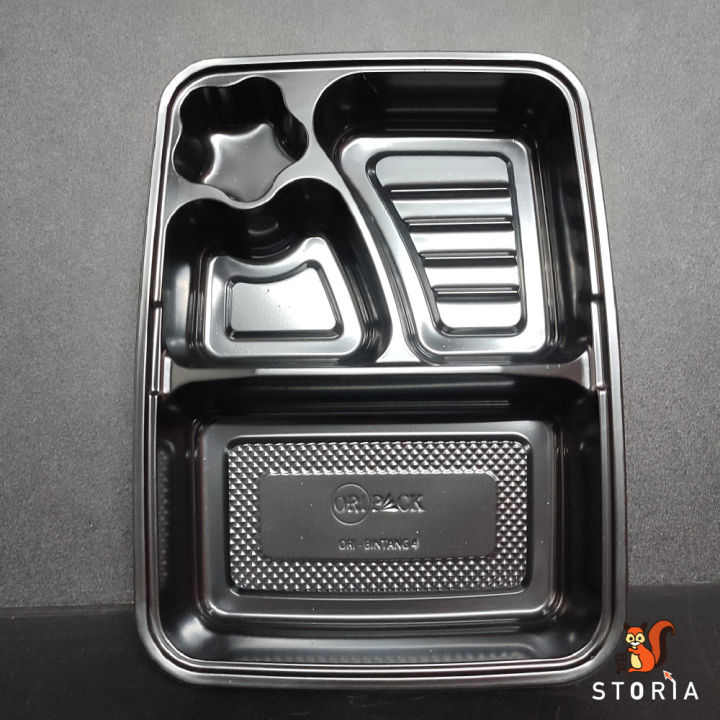 Box Bento / Kotak Makan Bento 4 Sekat Tahan Panas / Box Bento -Oripack ...