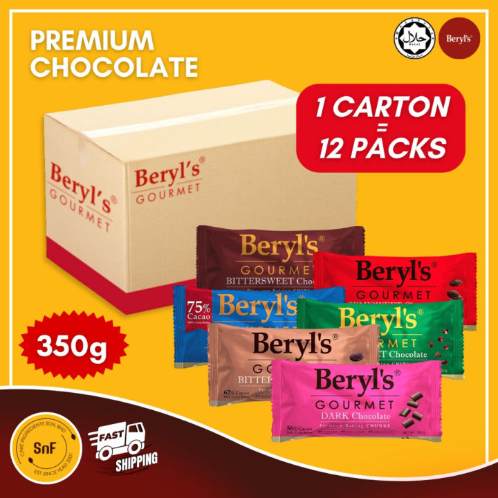 CARTON Beryls Chocolate Coin Premium Berlys Chocolate Chip Beryls Dark ...