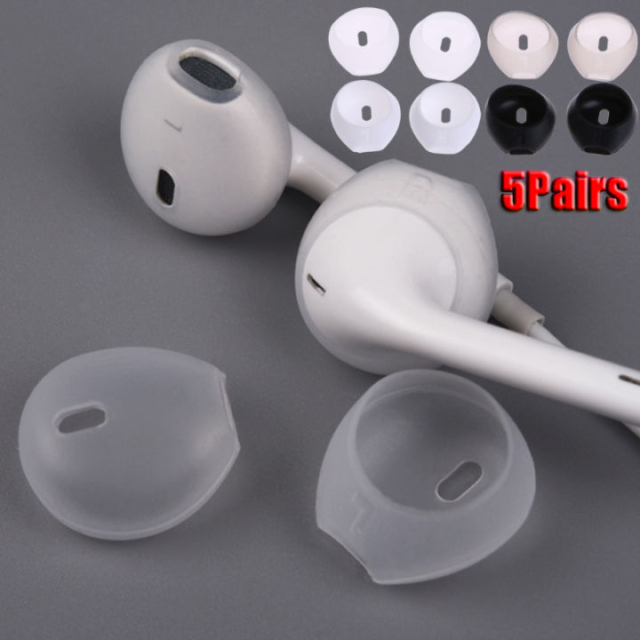 5Pairs Earphones Silicone Anti-Lost Ear Caps Compatible with Airpods ...