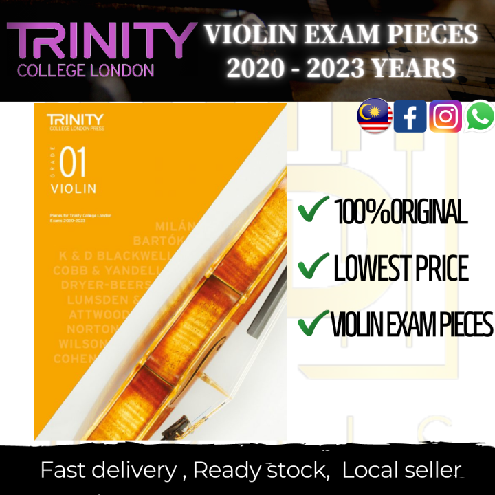 ☆trinity College London☆ Violin Exam Pieces Grade 1 From 2020 2023