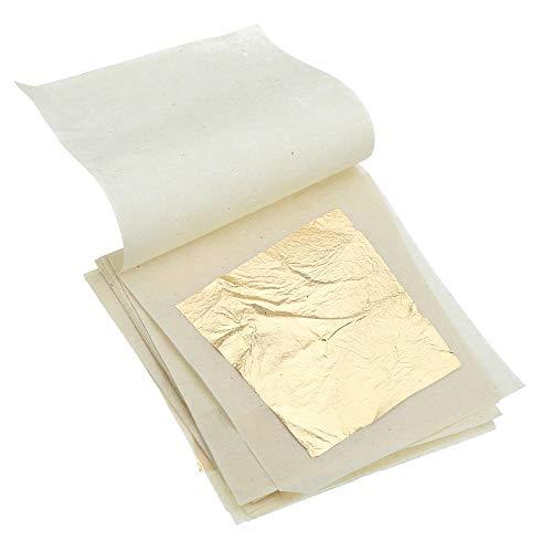 Genuine 24 Karat Edible Gold Leaf Sheets (10 Pure Edible 24K Gold ...