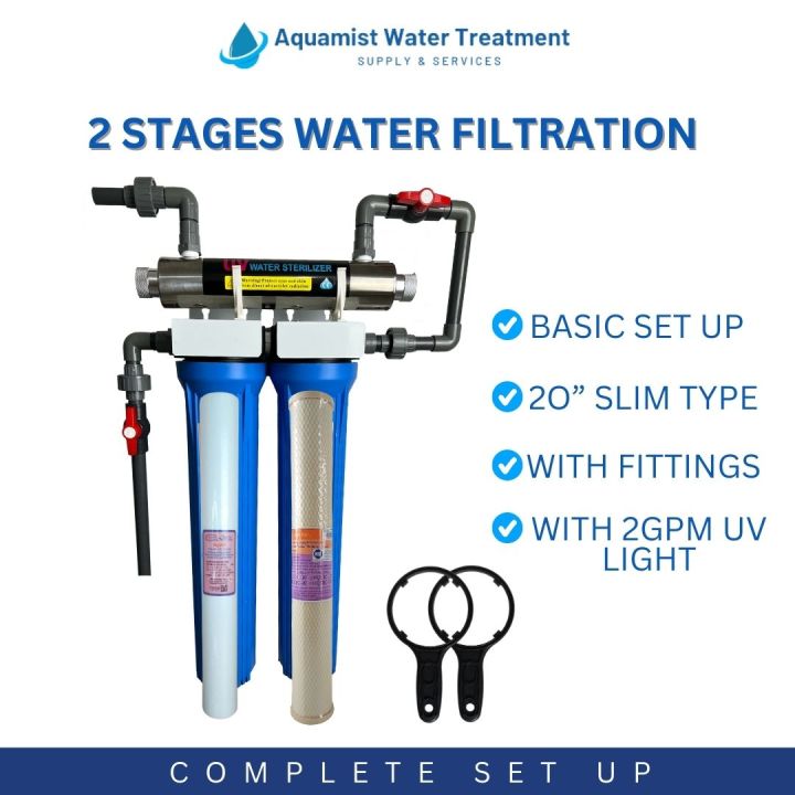 Water Filtration System 2 Stages 20 Water Filtration System 2 Stages 20