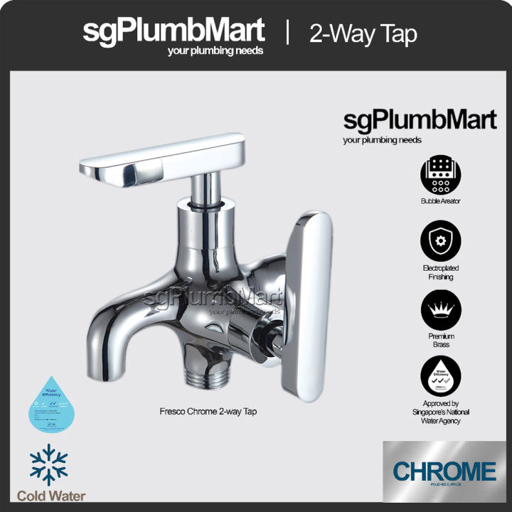 sgPlumbMart Fresco Handle Two Way Tap 2 Way Tap / Shower Instant Heater ...