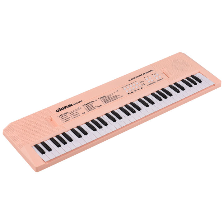 61 Key Electronic Keyboard Piano Musical Instrument with Microphone ...