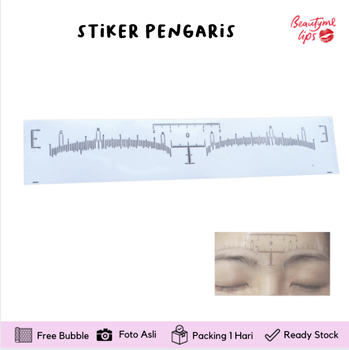 STICKER PENGGARIS SULAM ALIS Bentuk Sticker / Tato / Microblading ...