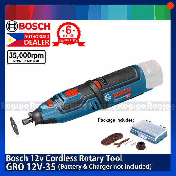 BOSCH GRO 12v-35 Cordless Rotary Tool UNIT ONLY Battery and Charger not ...