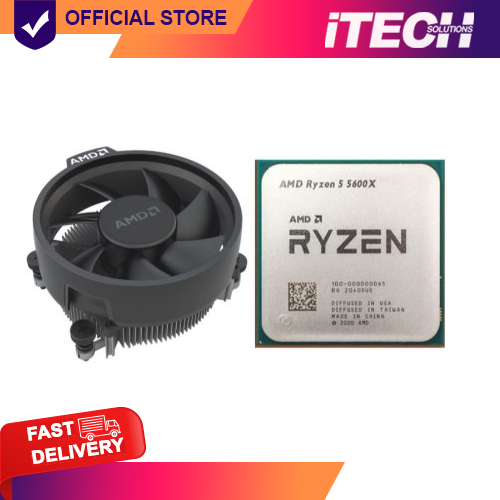 TRAY TYPE PROCESSOR AMD RYZEN 5 5600X OEM/3.7GHZ/6CORE/12THD/32MB/AM4 ...