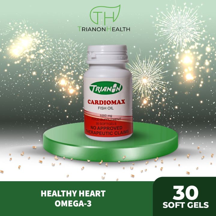 Cardiomax Omega 3 1000 mg Fish Oil EPA DHA Heart Health (30 softgel ...