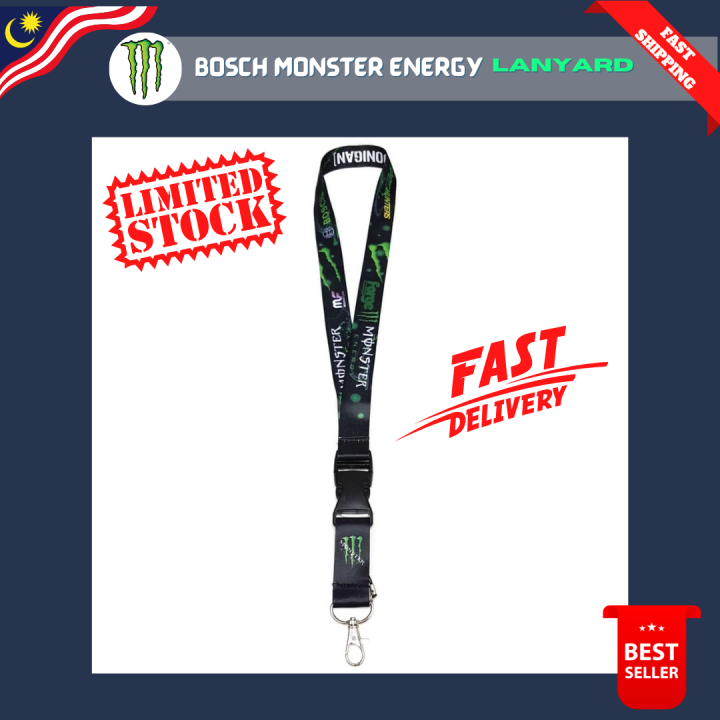 [SAME DAY SHIPPING 🇲🇾] Premium Bosch Monster Energy JDM Style Lanyard ...
