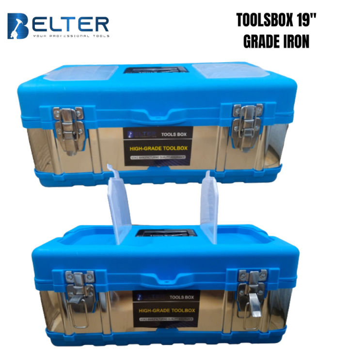 Tool Box Besar 19 Inch Kotak Perkakas Plastic Toolbox 19 INCH BELTER ...