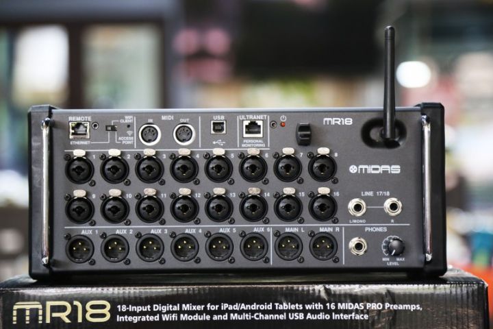 (มิกซ์เซอร์ดิจิตอล) Midas MR18 ไมดาส เอ็มอาร์ 18 *รับประกัน 1 ปี ...