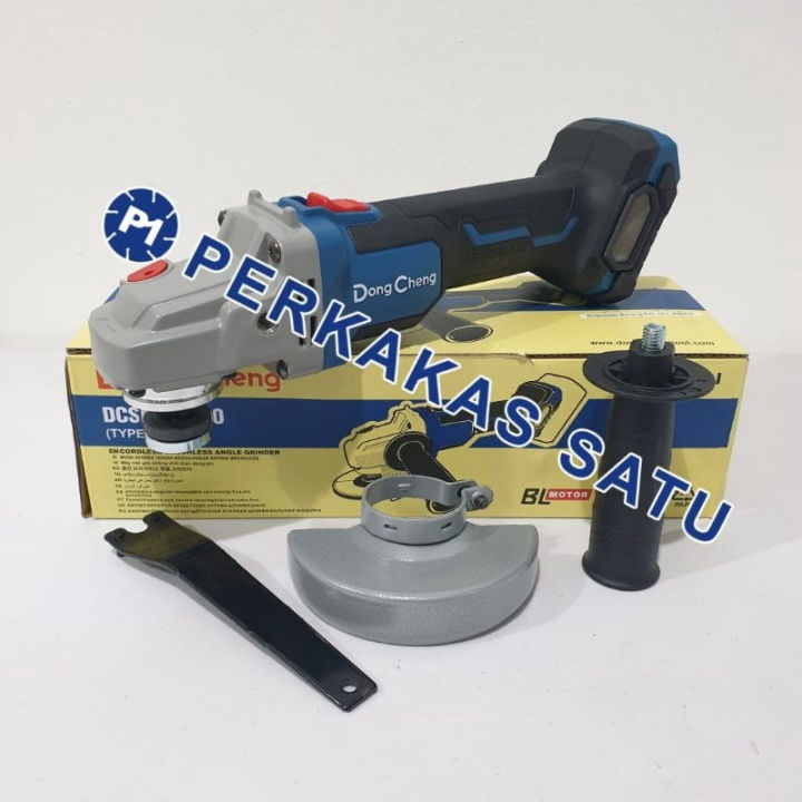 MESIN GERINDA 4" CORDLESS BRUSHLESS DONGCHENG DCSM03-100 Z ANGLE ...