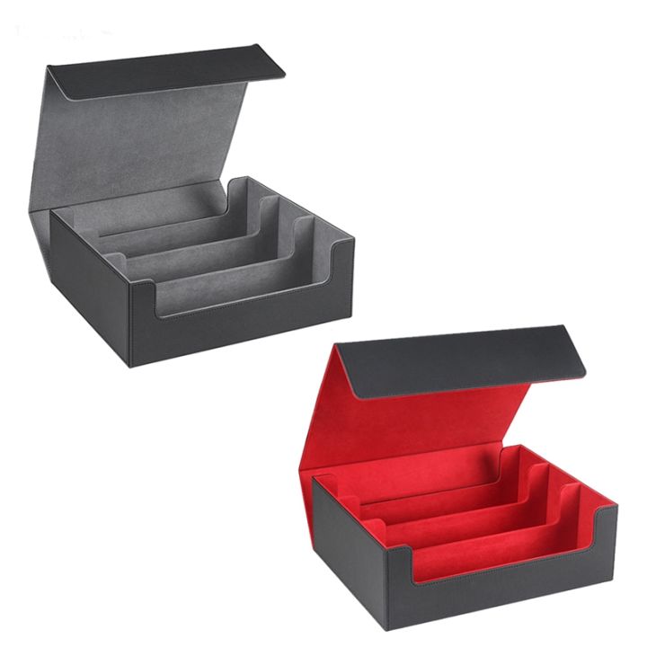 KITSUNE-T 1800+ Card Deck Case for Trading Cards, Magnetic Card Storage ...